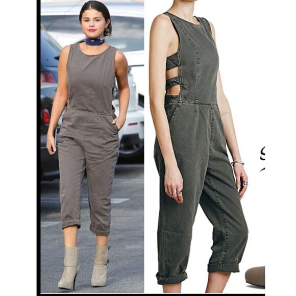 Free People | Jeans | Free People Grayminimal One Piece Overall Jumper ...
